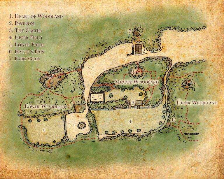 Map of Woodland – Terrasylvae